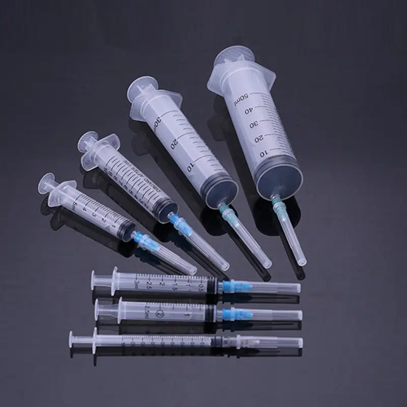 Medical Plastic Syringe with Needle - Irrigation Syringes for Oral, Ear ...